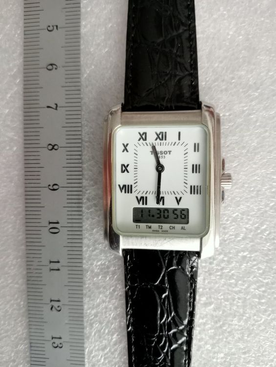 TISSOT Twotimer mit neue echt Leder Armbanduhr | Kaufen auf Ricardo