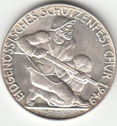 Eidgenössischs Schützenfest Chur 1949 unz/Stgl (Neu (gemäss Beschreibung)) in Gossau SG für CHF ...