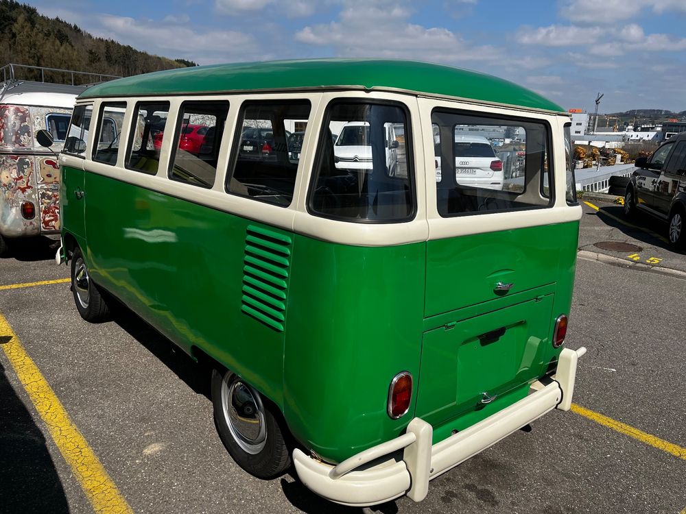 VW Bus T2 Vert/Blanc, parfait pour l'aventure! Vintage (D'occasion) à ...