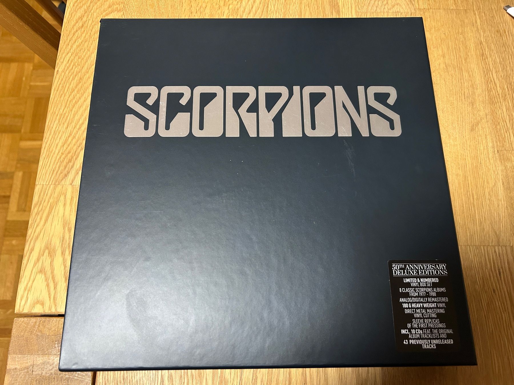 SCORPIONS - 50th Anniversary Deluxe Editions Vinyl Box! (Neu (gemäss ...