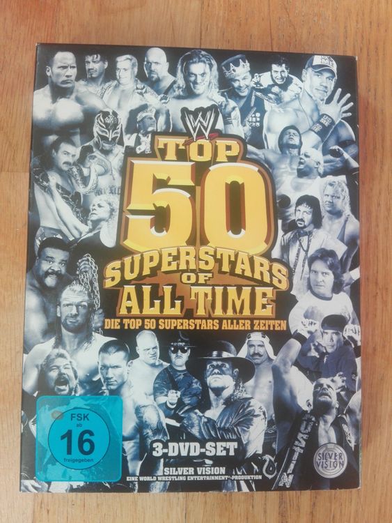WWE Top 50 Superstars of All Time - 3 DVDs - WWF (De & Eng) (Gebraucht ...