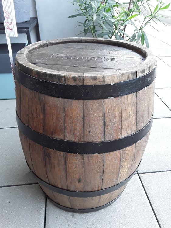 Holz - Bierfass - Sehr alt - Private Brauerei - Ca 60 x 40cm (Gebraucht ...