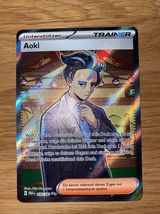 Aoki, Pokémon Paradox Rift 235/182 (D) | Kaufen auf Ricardo