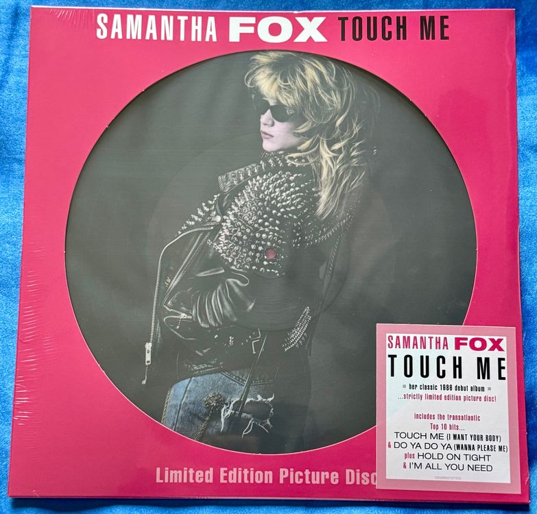 Samantha Fox Picture Disc Touch Me LP limited edition vinyl (Neu und ...