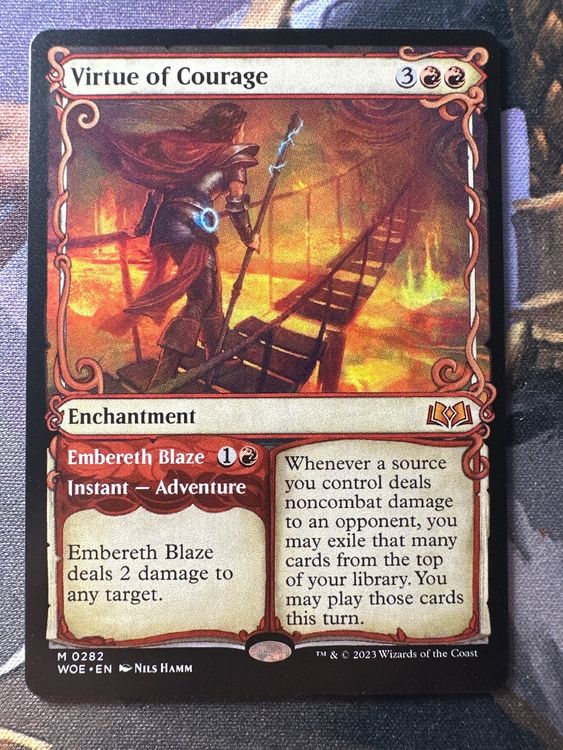 Virtue of Courage Variant 0282 Wilds of Eldraine (Neu (gemäss ...