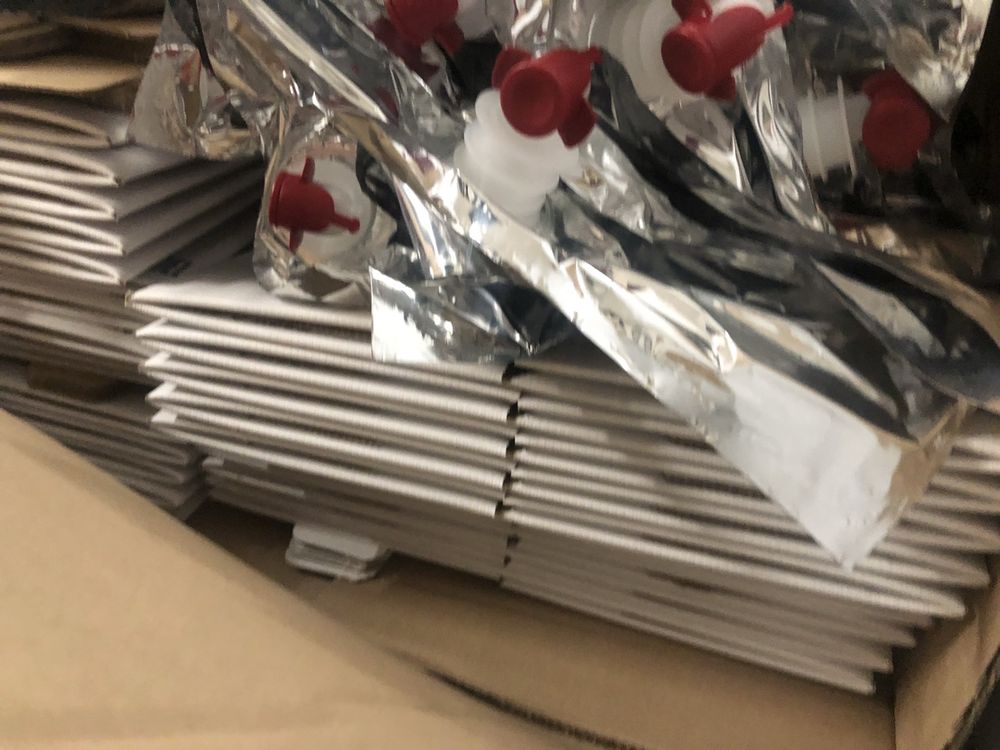 10 Liter Bag-in-Box Beutel + Karton + Abfüllst. + Ständer (Neu und ...