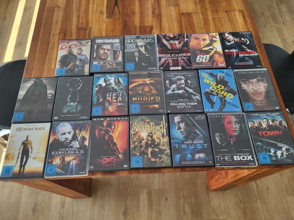 20 DVD Action (Gebraucht) in Niederhelfenschwil für CHF 10 – mit ...