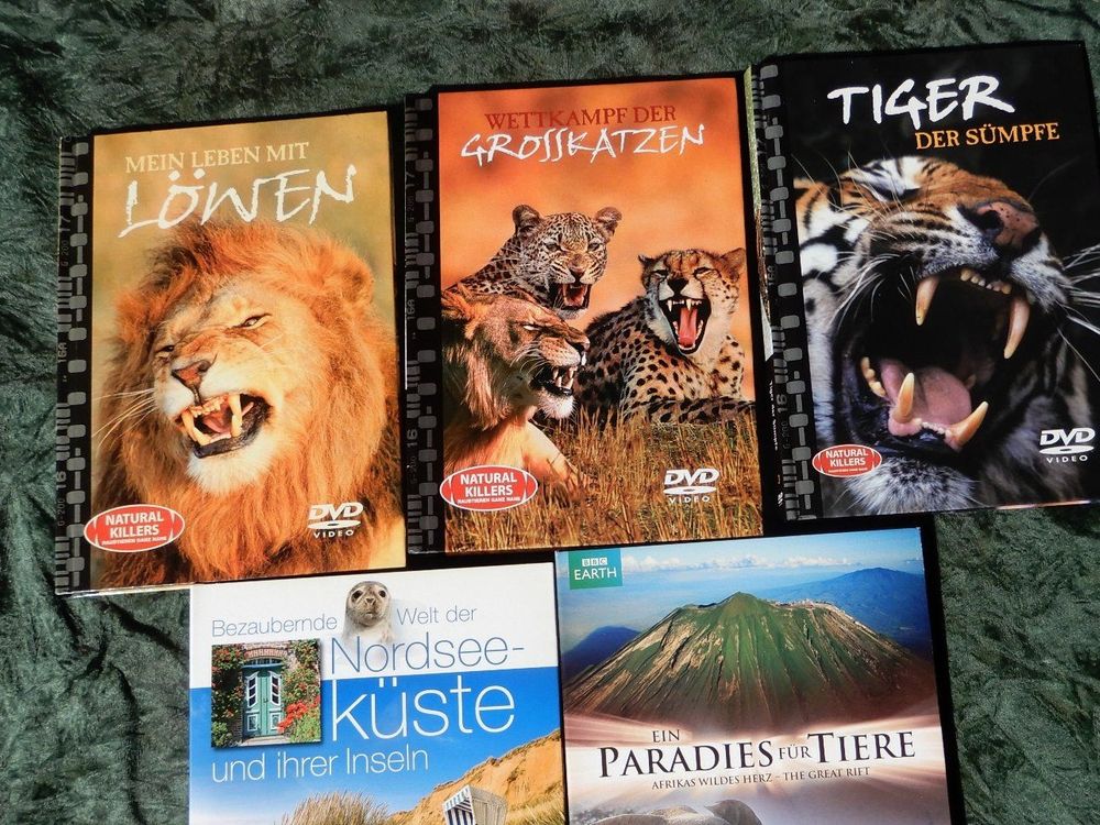 5ER SET DVDS -- NATURDOKUS | Kaufen auf Ricardo
