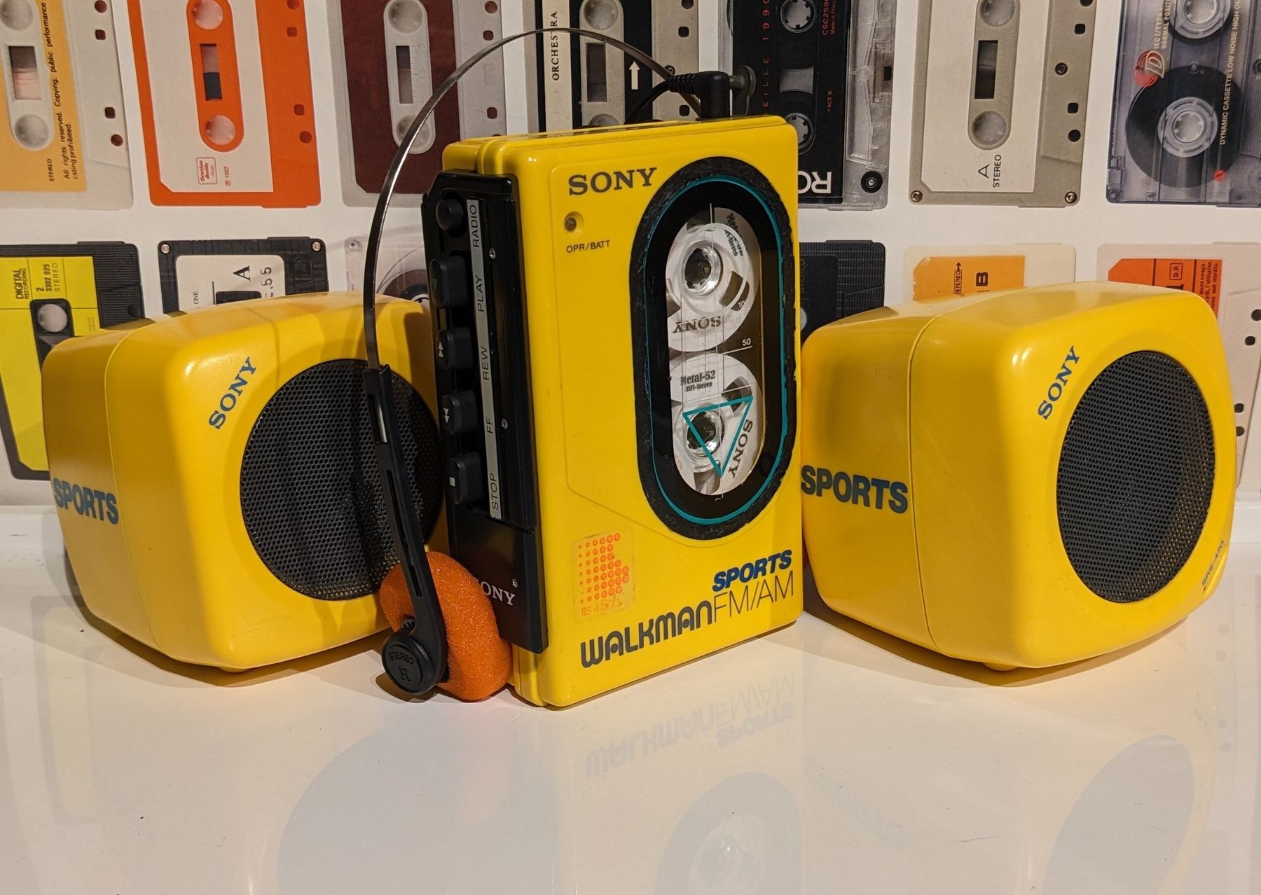 Sony WM-F35 Walkman + Speaker "Sport" - revidiert - Vintage (Gebraucht ...