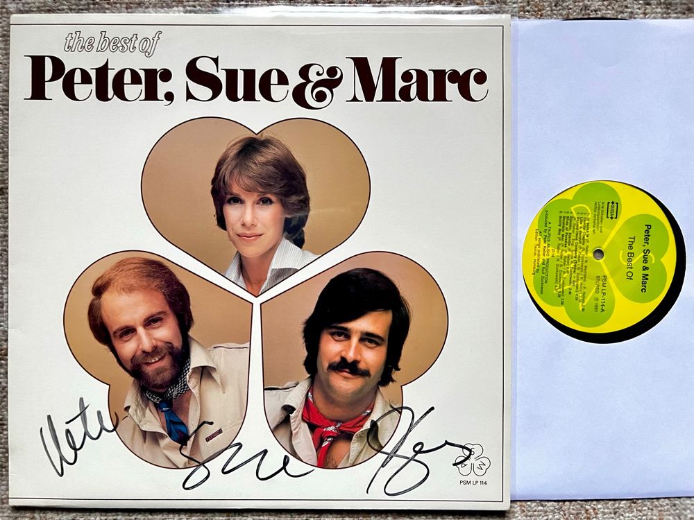 The Best Of Peter, Sue & Marc SIGNIERTE LP GEWASCHEN (Gebraucht) in ...
