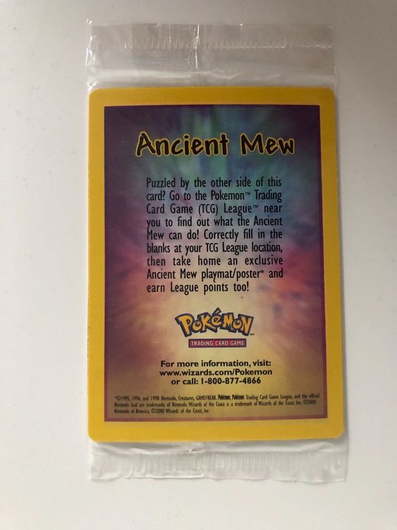 Ancient Mew Promo Sealed (Neu und originalverpackt) in Therwil für CHF ...