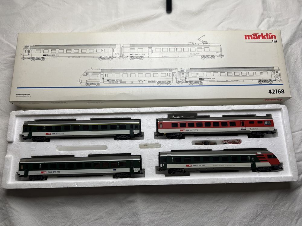 Märklin 42168 EW IV Pendelzug SBB IC Steuerwagen OVP (Gebraucht) in Gammen für CHF 137 – mit ...