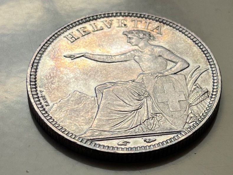 5 Franken 1851, f. Unzirkuliert!!! (Gebraucht) in Tägerwilen für CHF ...