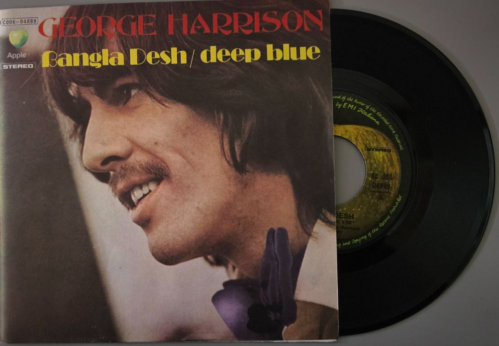 George Harrison Single - Bangla Desh / Deep Blue (Gebraucht) in Root ...