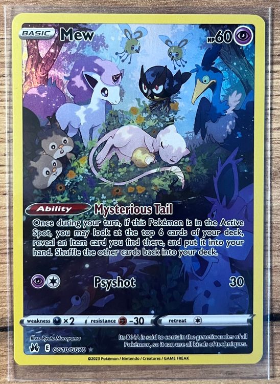 Mew GG10/70 Pokemon Galarian Gallery Crown Zenith | Kaufen auf Ricardo