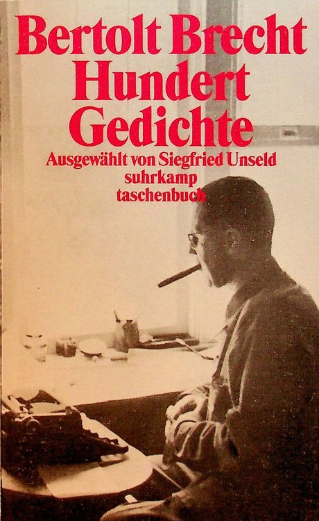 B. Brecht Hundert Gedichte TB Surkamp 6. Aufl. 2003 | Kaufen auf Ricardo