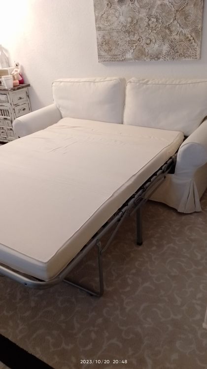 IKEA Ektorp 2er-Sofa / schlafsofa + 2 komplette Sets bezüge | Kaufen auf Ricardo