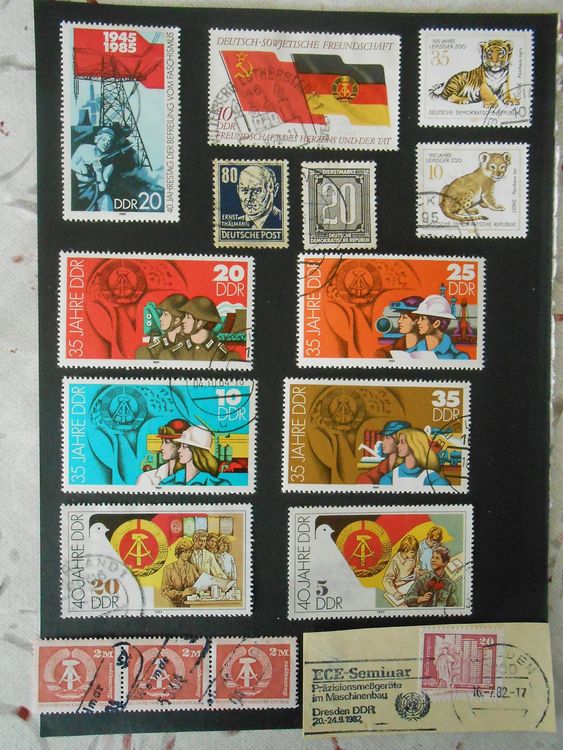 Briefmarken " DDR " 5 Fotos | Kaufen auf Ricardo