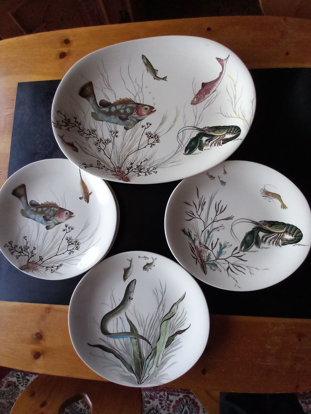 Geschirrset Fish von Johnsen Bros, Nummeriert - 5 teilig (Gebraucht) in ...