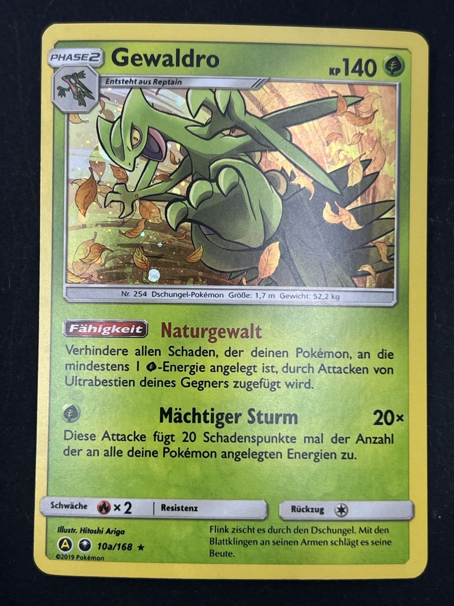 Gewaldro 10a/168 - Pokemon Karte - Holo rare von 2019 🇩🇪 (Gebraucht) in ...
