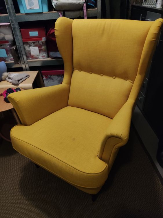 STRANDMON Ohrensessel Skiftebo gelb | Kaufen auf Ricardo