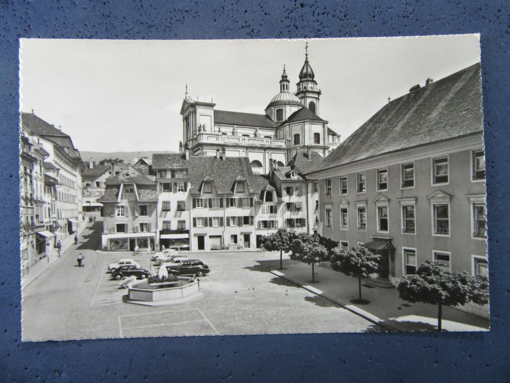 AK SOLOTHURN KLOSTERPLATZ 1958 OLDTIMER-AUTOS (Gebraucht) in Ettingen ...