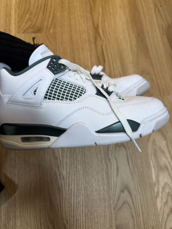 Air Jordan 4 Retro Evergreen, Grösse 44, Top Zustand! (Gebraucht) in Au ...