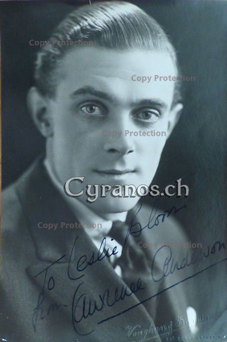 Lawrence Anderson (1893-1939) Schauspieler - Autogramm (Gebraucht) in Dietikon für CHF 22 – mit ...