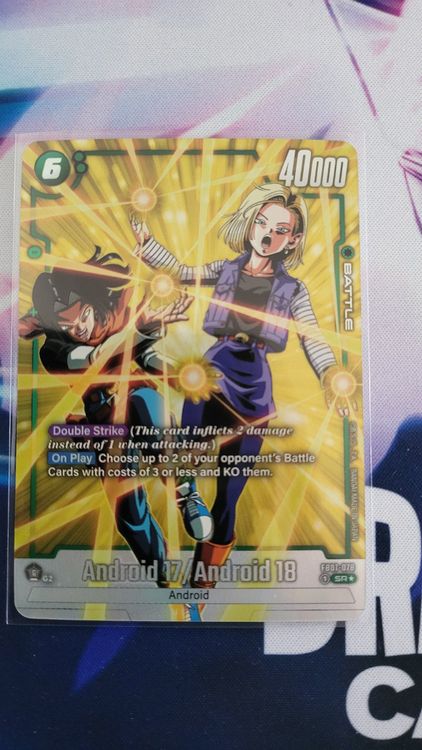 Dragon ball fusion world fb01 Andoid 17/18 SR alt 078 (Neuf (Voir description)) à Lausanne pour ...
