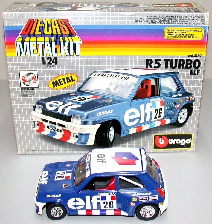 Renault R5 Turbo Rally, BBURAGO METAL KIT 1:24 | Kaufen auf Ricardo