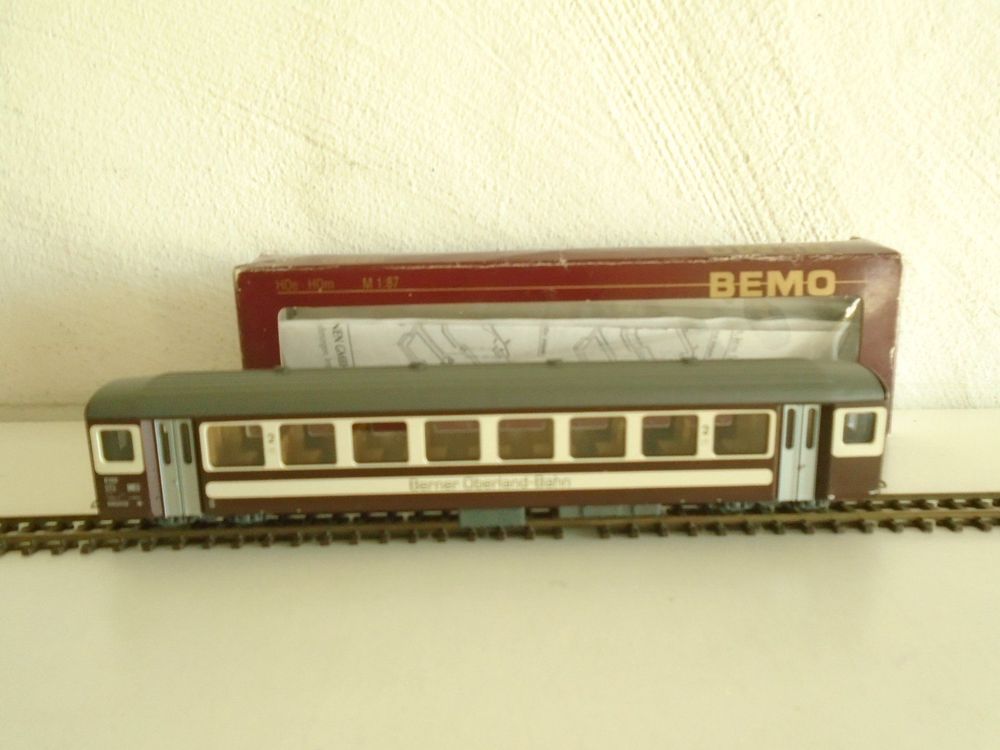 Bemo H0m: Personenwagen B 252 der BOB, OVP (Gebraucht) in St.Gallen für CHF 37 – mit Lieferung ...