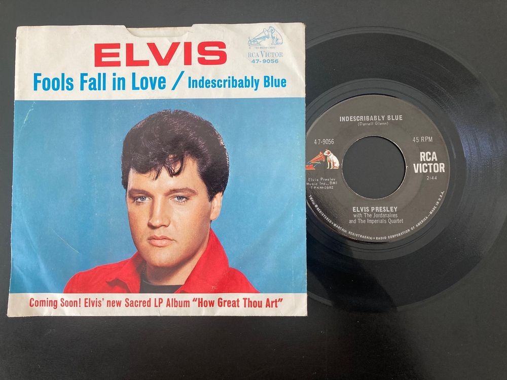 Elvis Presley / Single Indescribably Blue / USA | Kaufen auf Ricardo