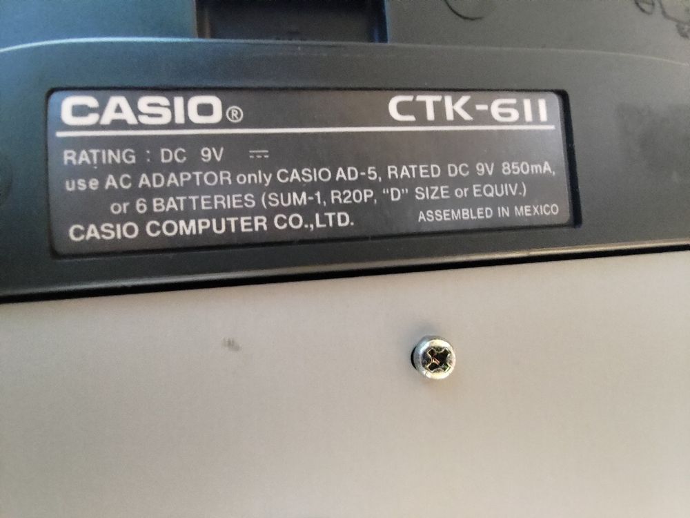 Keyboard CASIO CTK-611 (Gebraucht) in für CHF 71 – nur Abholung auf ...