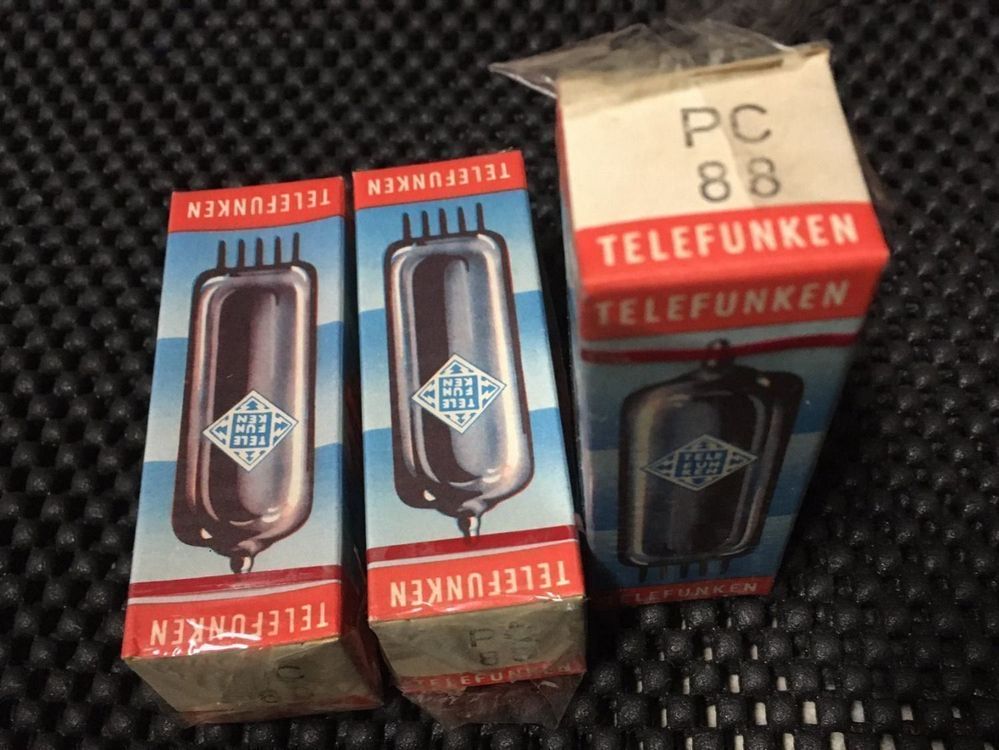 Telefunken PC 88 NOS NIB mehrere Röhren (Neu und originalverpackt) in ...