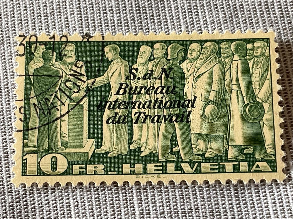 10 FR. HELVETIA DIENSTMARKE ZNr. DIV 59, gest. Perfekt | Kaufen auf Ricardo