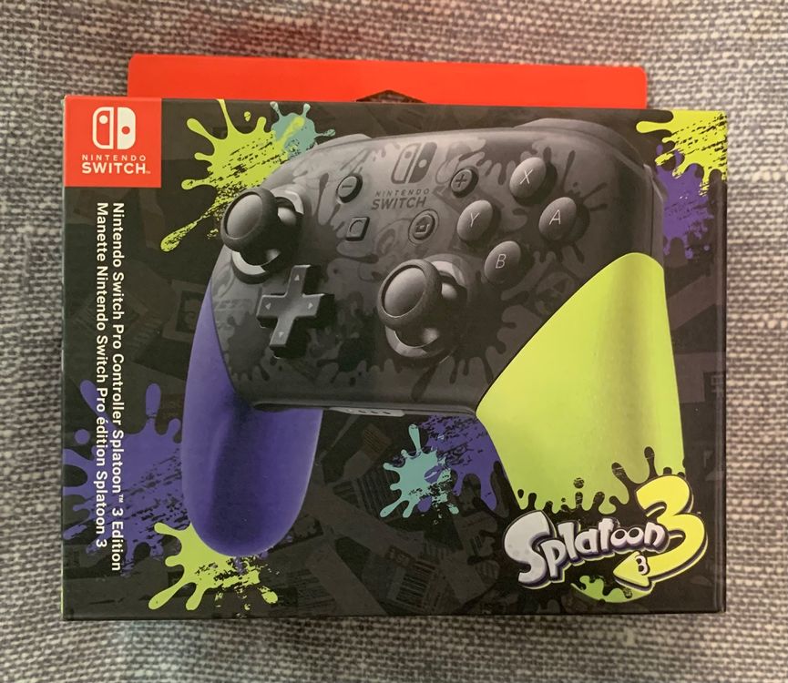 Nintendo Switch Pro Controller (Splatoon 3-Edition) (Neu) (Neu und originalverpackt) in Zürich ...