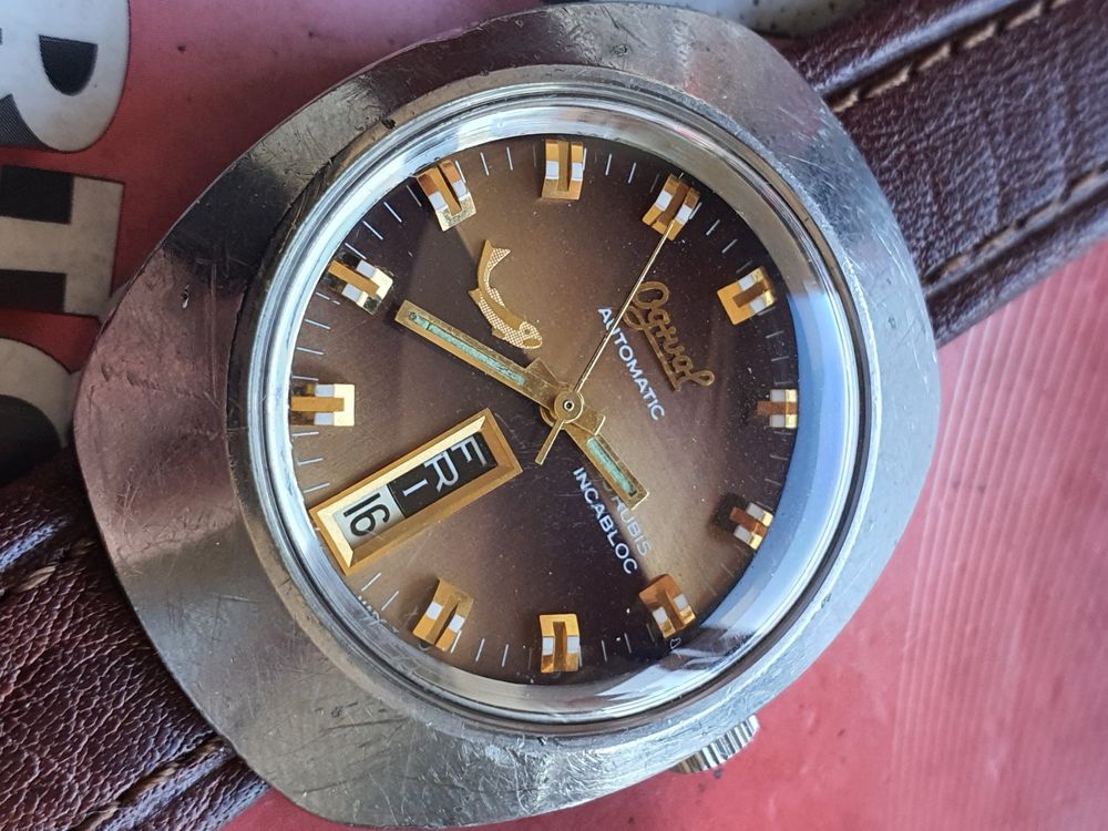 301 Ogival Fisk Automat Day Date 25 Jewels (Gebraucht) in Muri AG für CHF 69 – mit Lieferung auf ...