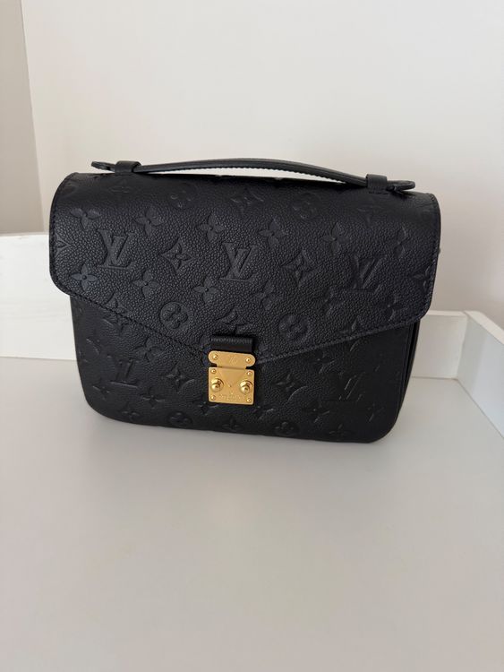 Louis Vuitton Pochette Métis en cuir Empreinte Noir (Gebraucht) in ...