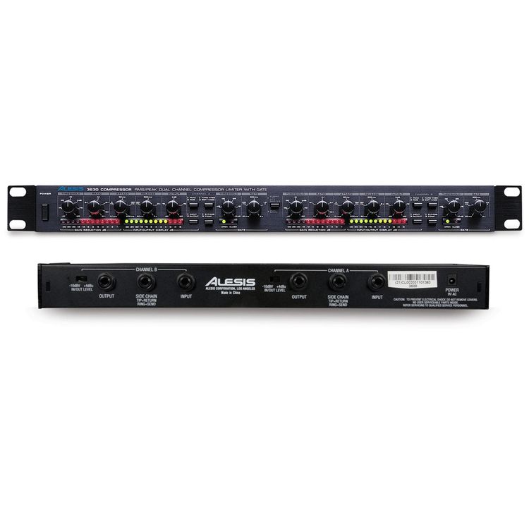 Alesis 3630 two channel rack mount compressor/limiter/gate (Gebraucht ...