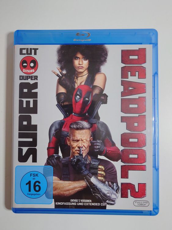 Deadpool 2 Super-Cut Blu-Ray (Gebraucht) in Kaiseraugst für CHF 2.9 – mit Lieferung auf Ricardo ...