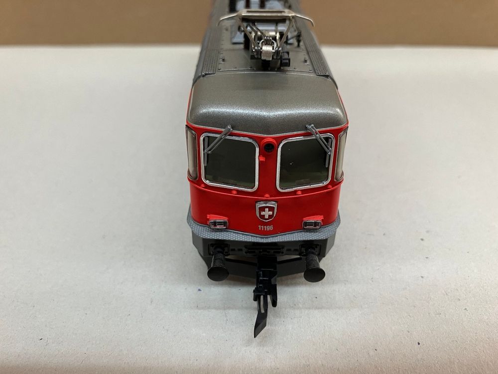 Hag 166 SBB Re 4/4 II 11196 rot, H0 GS DC Digital (Gebraucht) in ...