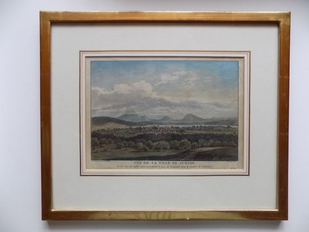 Sursee koloriert Goldrahmen (Gebraucht) in Risch für CHF 225 – mit Lieferung auf Ricardo kaufen