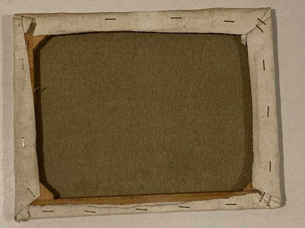 Marcque J. 1984 Landschaftsgemälde signiert mit Bücke, Bach | Kaufen ...