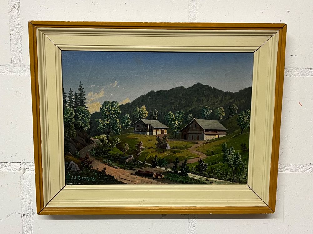 Gemälde signiert J.J.RUSTERHOLZ .Öl /Leinwand (Gebraucht) in Zürich für ...
