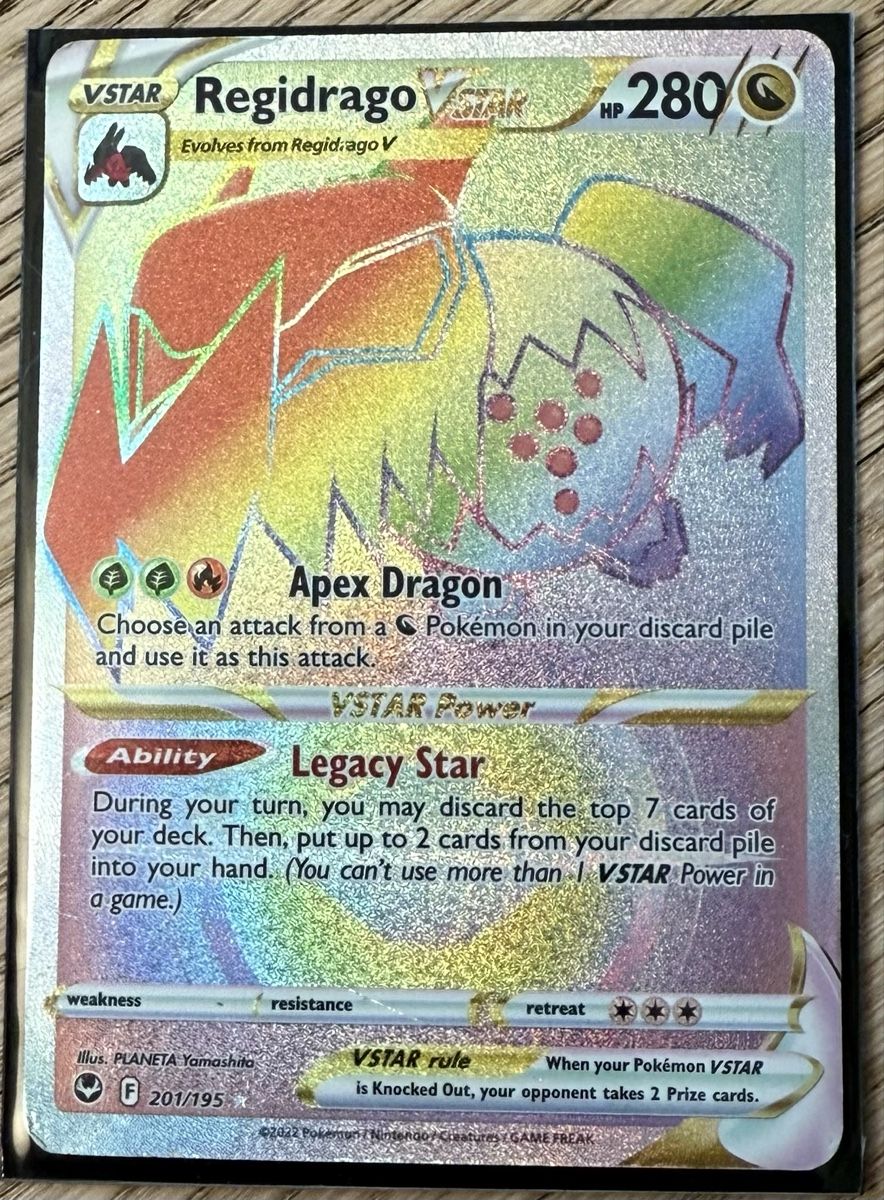 Regidrago VSTAR - Rainbow Rare - Pokemon Karte! (Gebraucht) in Langnau ...