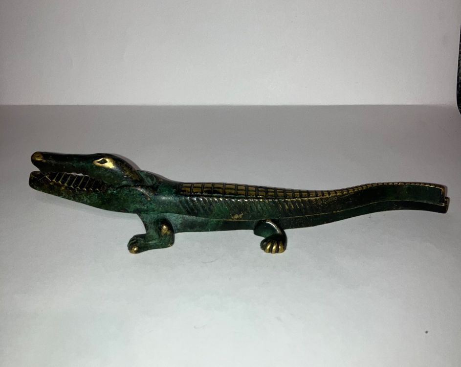 Vintage Walter Bosse Krokodil Nussknacker Messing (Gebraucht) in Steckborn für CHF 50 – mit ...