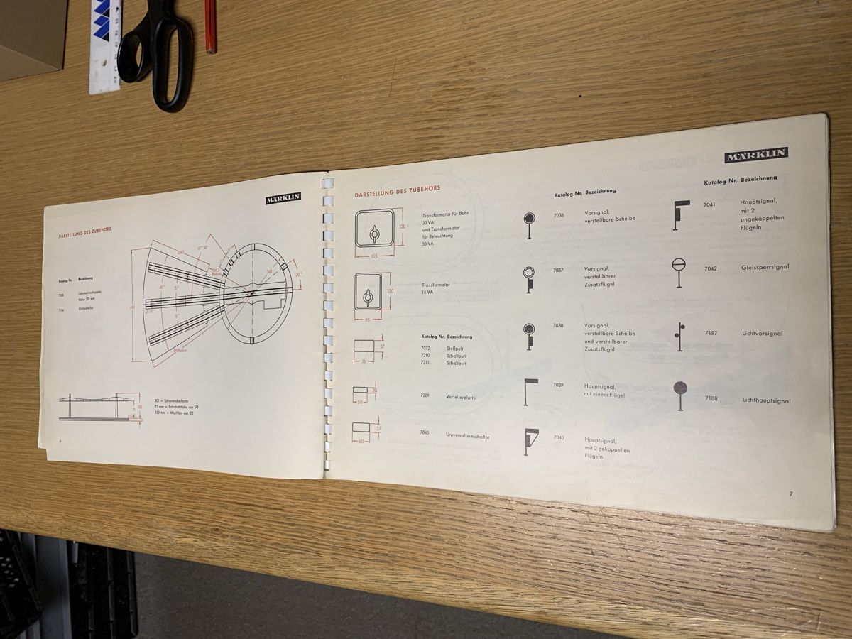 Märklin Gleisplan Buch von 1966,gut erhalten,für M-Gleis,My4 (Gebraucht ...