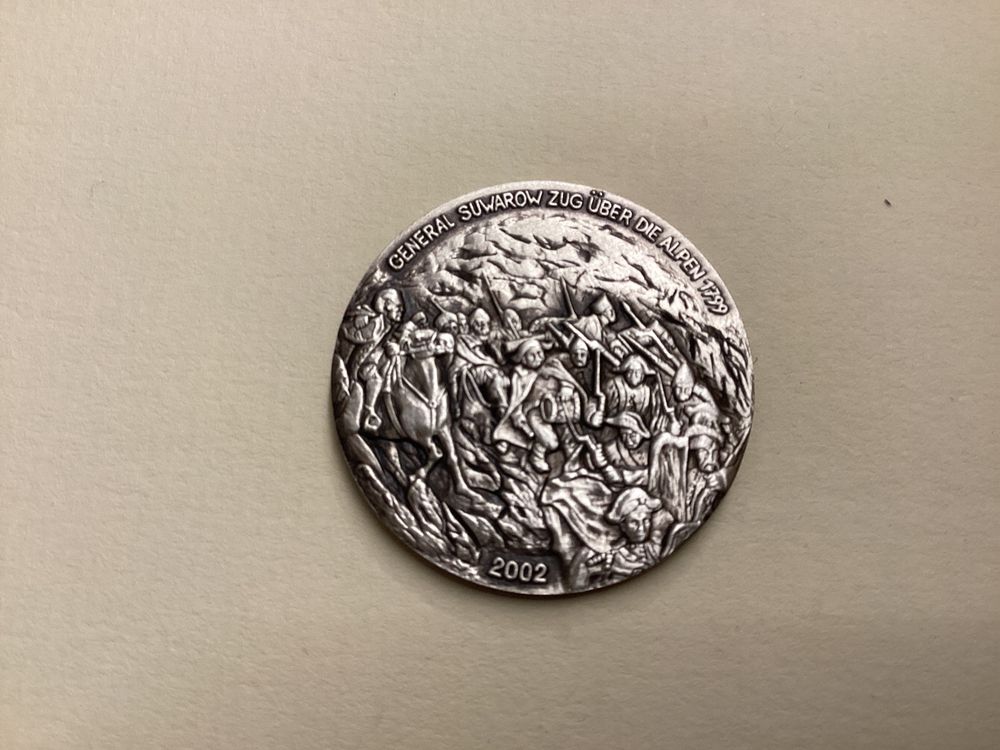 1. August - Taler 2002 Silber General Suwarow (wie neu) (Neu (gemäss ...