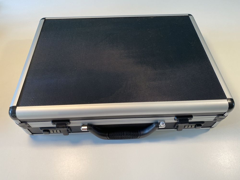 Aktenkoffer Alu-schwarz | Kaufen auf Ricardo