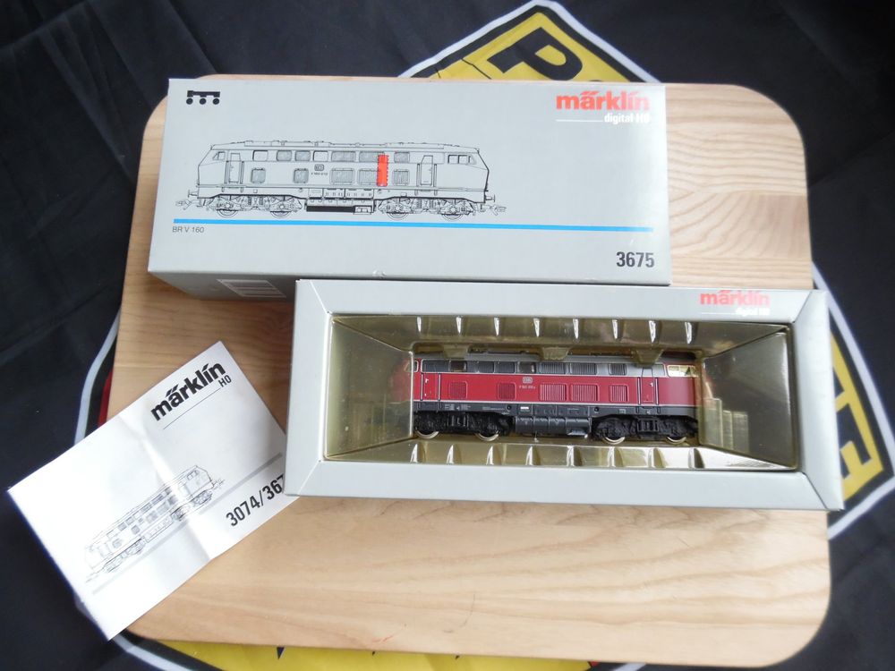 Märklin Lok BR V160 in original Box 3675 (Gebraucht) in für CHF 58 ...
